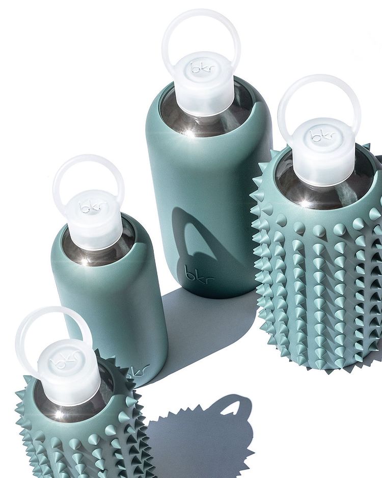 bkr Spiked Juniper 500ml | bkr UK | Glass Water Bottles